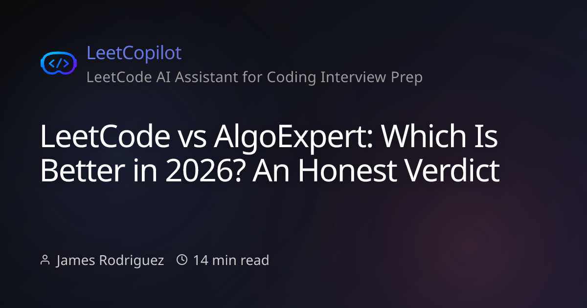 LeetCode vs AlgoExpert: Which Is Better in 2025? An Honest Verdict